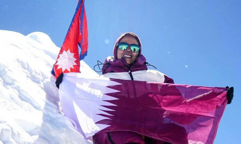 മനാസ്ലുവും കാൽച്ചുവട്ടിലാക്കി ശൈഖ അസ് മ | Sheikh Asma puts Manaslu ...