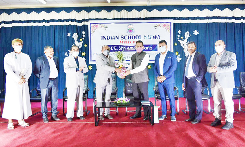 അം ബാ സ ഡ ർ ഇ ന്ത്യ ൻ സ്കൂ ൾ നി സ് വ സ ന്ദ ർ ശി ച്ചു | The Ambassador ...