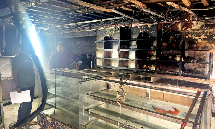 ബേക്കറി അഗ് നിക്കിരയായി ; വൻ നഷ്ടം | Bakery on fire; Huge loss | Madhyamam