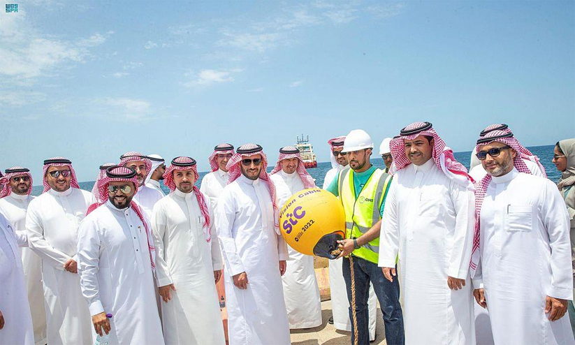 STC laid the initially high-velocity submarine cable in the Red Sea STC ...