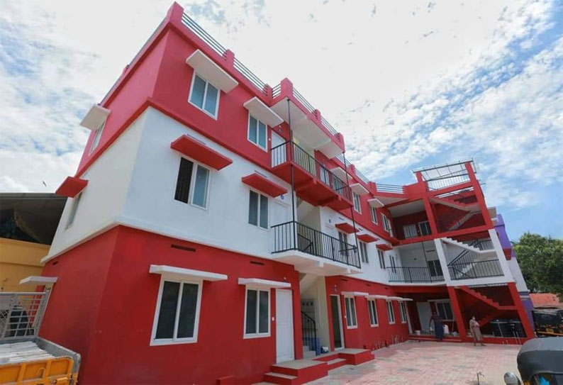 "പുനർ ഗേഹം" പദ്ധതി: പള്ളിത്തോട്ടം പുതിയ ഫ്ലാറ്റ് സമുച്ചയം ഗുണഭോക്താക്ക ...