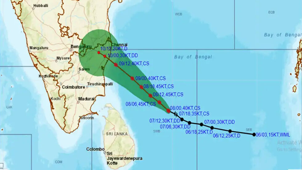 മാൻഡോസ് ചുഴലിക്കാറ്റ് ഇന്ന് തീരം തൊടും; തമിഴ്നാട്ടിലും കേരളത്തിലും തീവ്ര മഴക്ക് സാധ്യത | Cyclone ...
