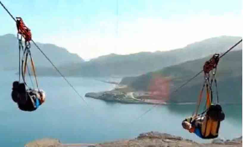 "Experience the Thrill of the World's Longest Zipline in Musandam, Oman ...
