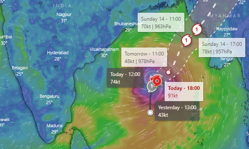 അതിതീവ്ര ചുഴലിക്കാറ്റായി മോക്ക; കേരളത്തിൽ ഒറ്റപ്പെട്ട മഴക്ക് സാധ്യത ...
