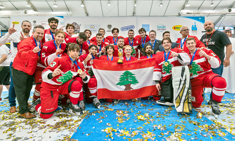 പ്ര ഥ മ അ റ ബ് ഐ സ് ഹോ ക്കി; ല ബ നാ ന് കി രീ ടം | First Arab Ice Hockey ...