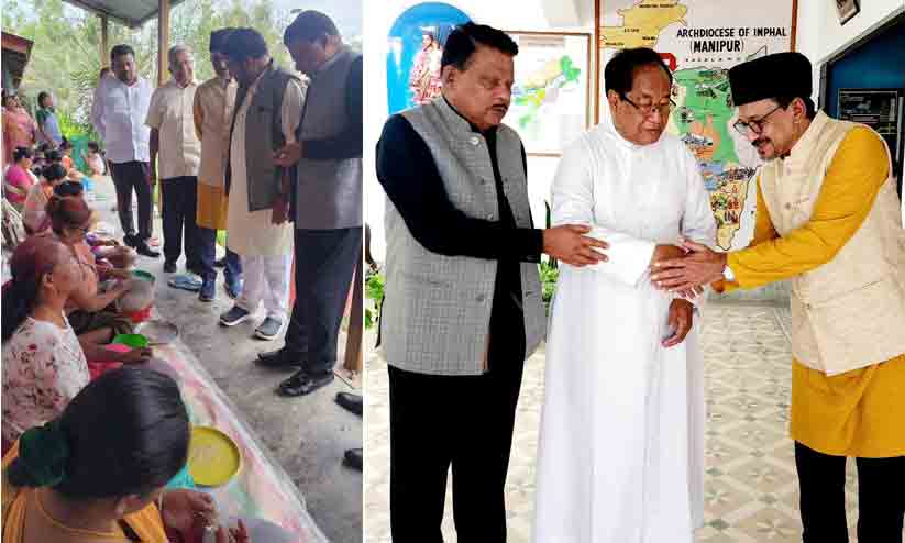 മണിപ്പൂരിൽ സമാധാന ദൂതുമായി മുസ്‌ലിംലീഗ് സംഘം | Muslim League team ...