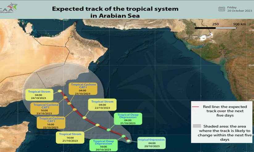 Up-to-Date Coverage: Cyclone 'Tej' Approaching Oman's Coast - Get the ...