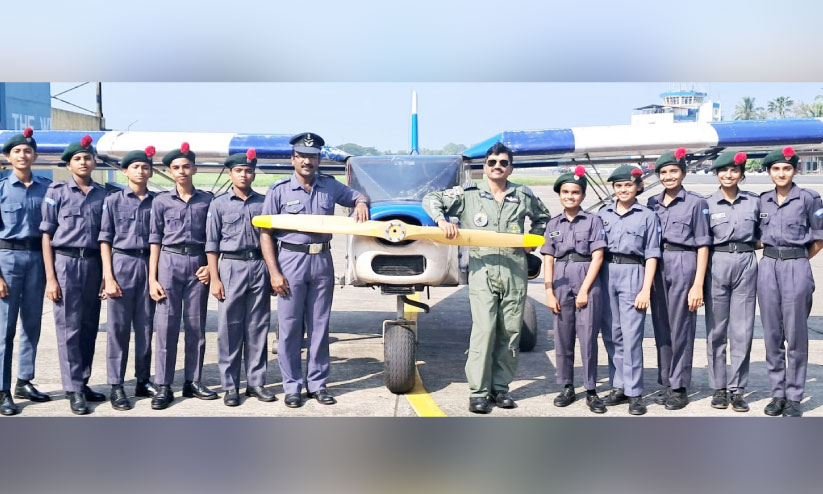 പരിശീലന പറക്കൽ പൂർത്തിയാക്കി എൻ.സി.സി കാഡറ്റുകൾ | NCC cadets complete ...