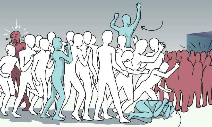 ‘സാധാരണ നിൽക്കുന്ന പോലെ നിൽക്കരുത്. ആൾക്കൂട്ടത്തിൽ നിൽക്കുമ്പോ ...