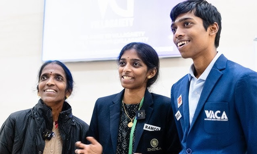 ഈ അച്ഛനും അമ്മയും ഡബ്ൾ ഹാപ്പി! | Parents of Pragnananda and Vaishali ...