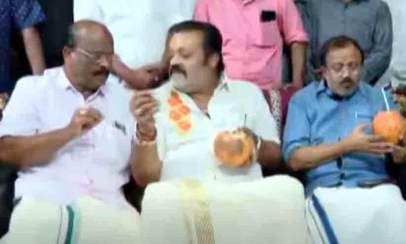 മധു മുല്ലശ്ശേരിയുടെ വീട്ടില്‍ സുരേഷ് ഗോപിയും വി. മുരളീധരനുമെത്തി; മകളും ...