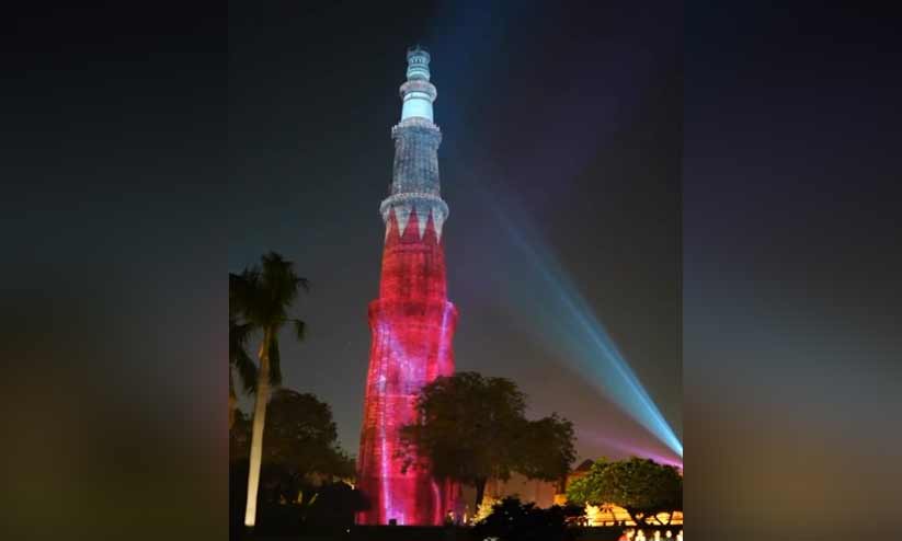 ദേശീയദിനാശംസയുമായി ഖുത്ബ് മിനാറിൽ ഖത്തർ പതാക തെളിഞ്ഞു | Qatar flag ...