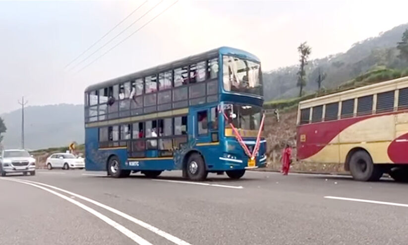മൂന്നാറിൽ കാഴ്ചകൾ ഇനി വേറെ ലെവൽ; ഡബിൾ ഡക്കർ ബസ് സർവിസ് തുടങ്ങി | KSRTC ...