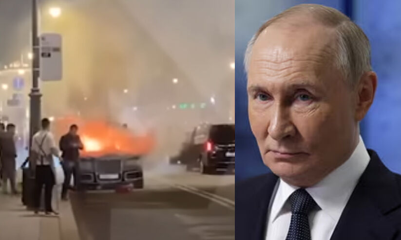 പുടിന് നേരെ വധശ്രമം?; വാഹനവ്യൂഹത്തിലെ കാറിൽ സ്ഫോടനം | Limousine among ...