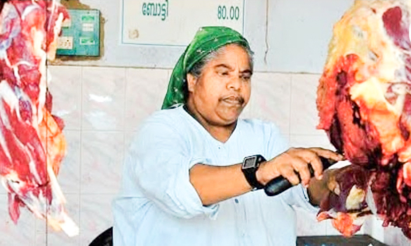 കേരളത്തിലെ ആദ്യ വനിത ഇറച്ചിവെട്ടുകാരി; പ്രതിസന്ധികളെ അതിജീവിച്ച ...