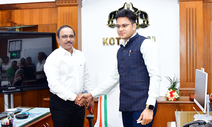ചേതൻ കുമാർ മീണ കോട്ടയം ജില്ല കലക്ടറായി ചുമതലയേറ്റു | Chethan Kumar ...