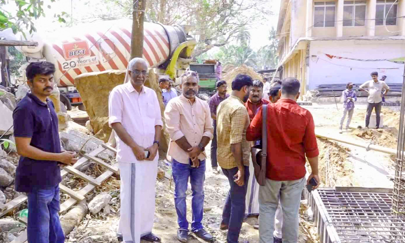 പൊന്നാനി പുതിയ സിവിൽ സ്റ്റേഷൻ കെട്ടിട നിർമാണം പുരോഗമിക്കുന്നു ...