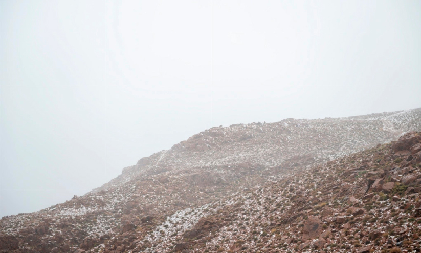 മ ഞ്ഞു പു ത ച്ച് ത ബൂ ക്കി ലെ ജ ബ ൽ അ ൽ ലൗ സ് | Snow-covered Jabal Al ...